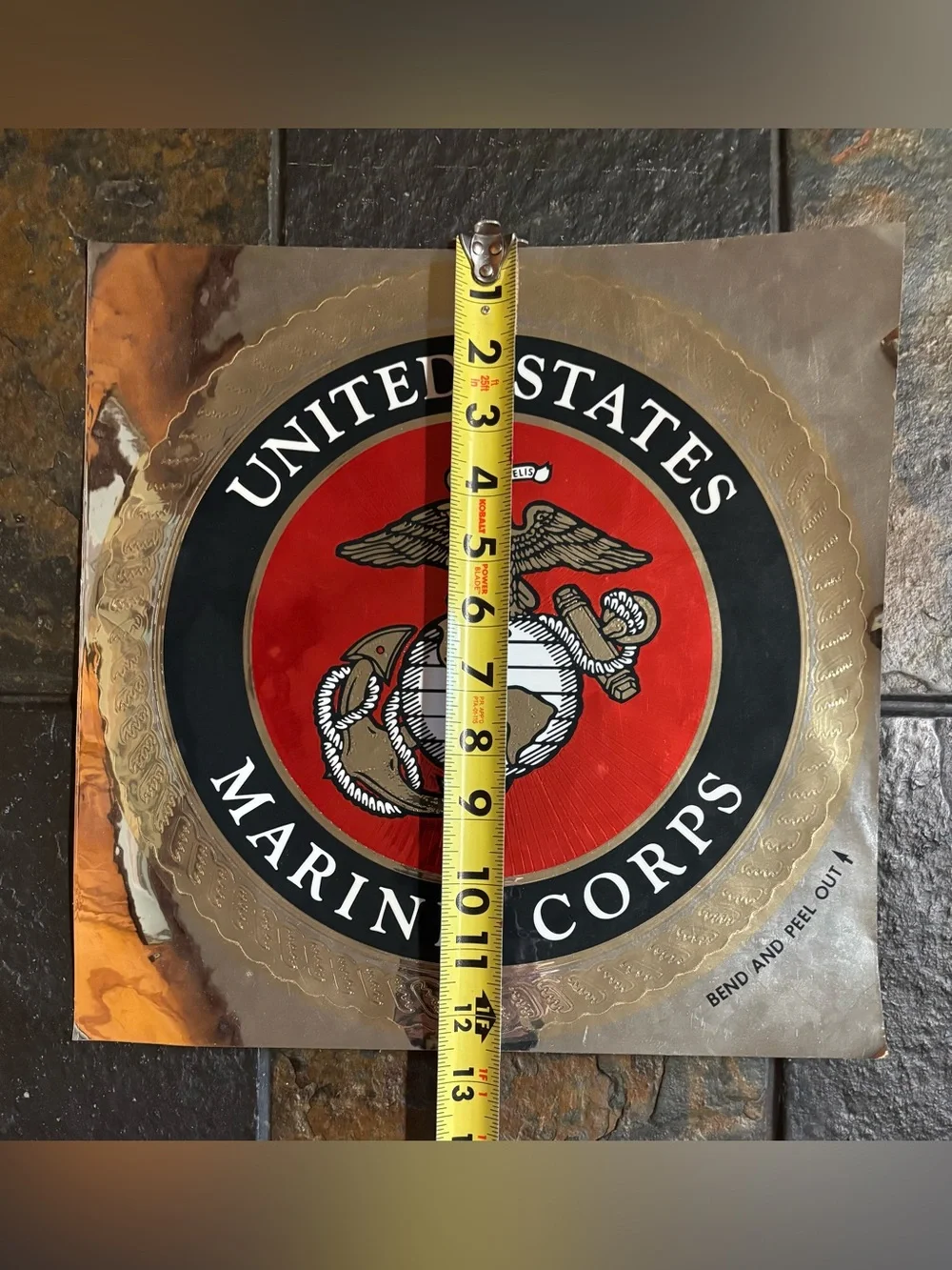 USMC | Wall Decor | Vintage 8s Usmc 3 Bend Foul Foul Prism Sticker ...